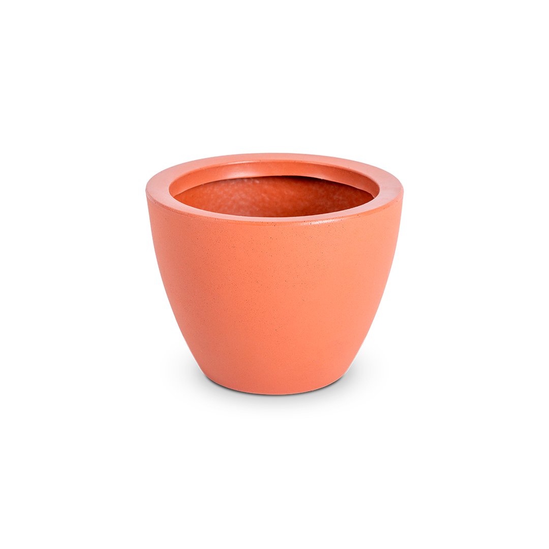 VASO CONE BAIXO 28 TERRACOTA