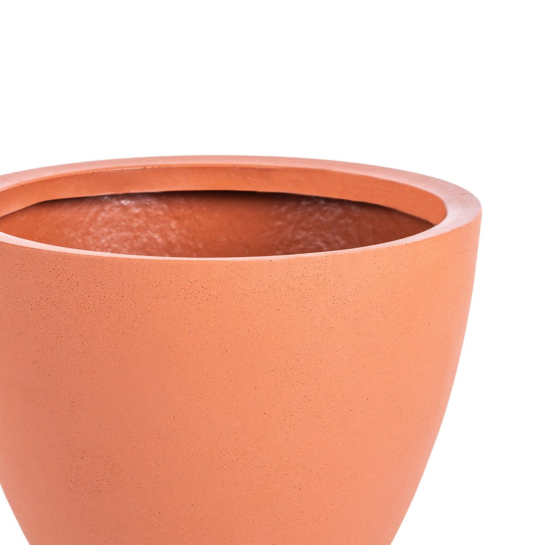 VASO CONE BAIXO 28 TERRACOTA