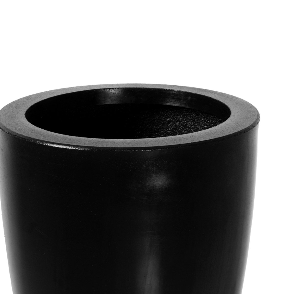 VASO CONE LISO 55 PRETO ABSOLUTO
