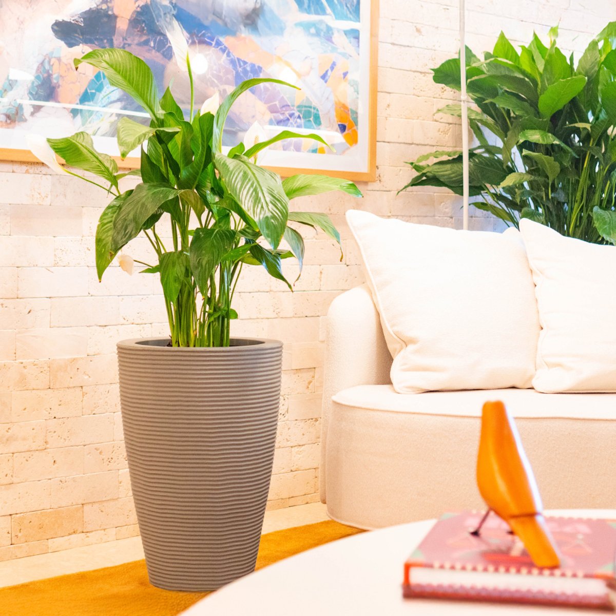 VASO CONE RISCATO 55 CINZA CLARO