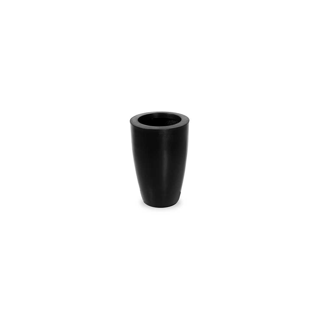 VASO CONE LISO 45 PRETO ABSOLUTO